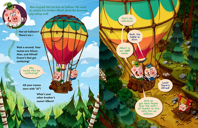 Review & Giveaway: It’s Not The Three Little Pigs by Josh Funk ...